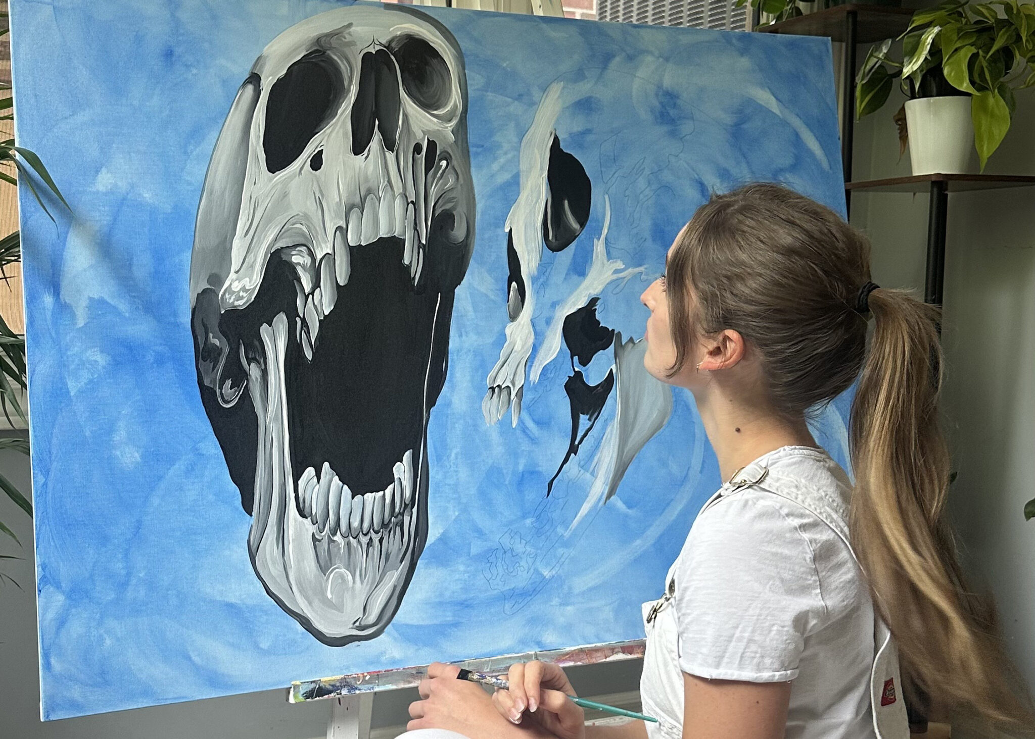 Julia Brevetti on Her Viral TikTok Paintings & Striking Queen’s Harbour ...